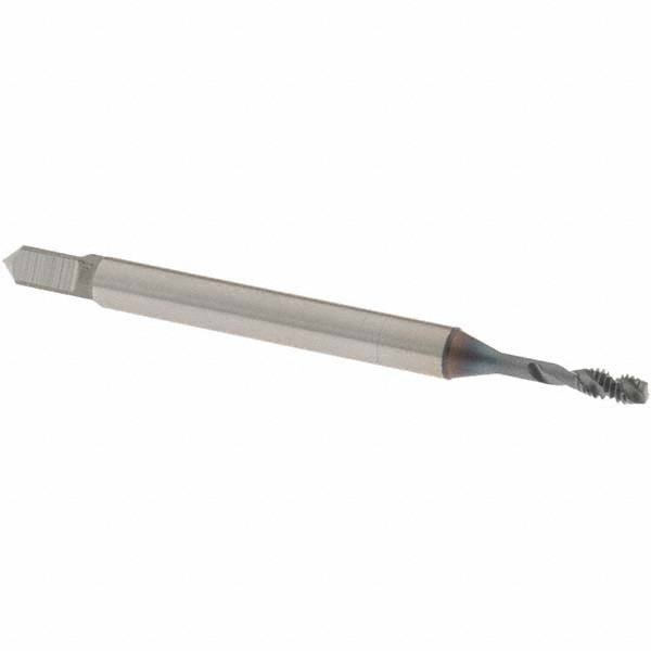 OSG - Spiral Flute Tap: M2x0.4, Metric Coarse, 2 Flute, Modified Bottoming Chamfer, 6H Class of ...