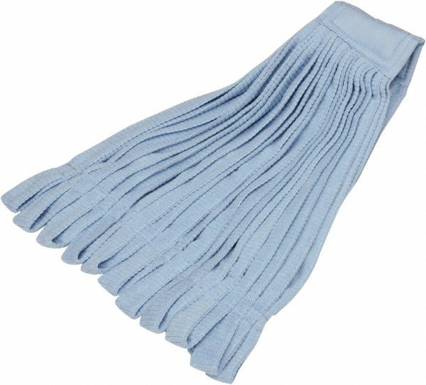 AbilityOne - Wet Mop Loop: Side Loading, Medium, Blue Mop, Microfiber ...