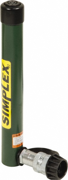 TK Simplex - Portable Hydraulic Cylinder: Single Acting, 9.07 cu in Oil ...