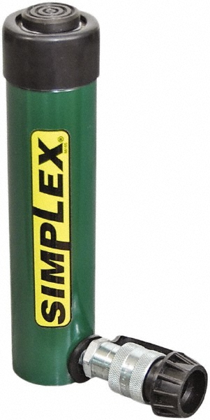 TK Simplex - Portable Hydraulic Cylinder: Single Acting, 13.7 cu in Oil ...