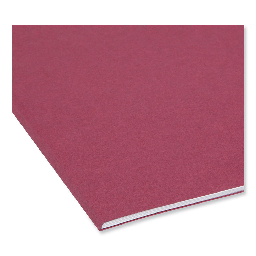 SMEAD - File Folders with Top Tab: Letter, Maroon, 100/Pack | MSC Direct