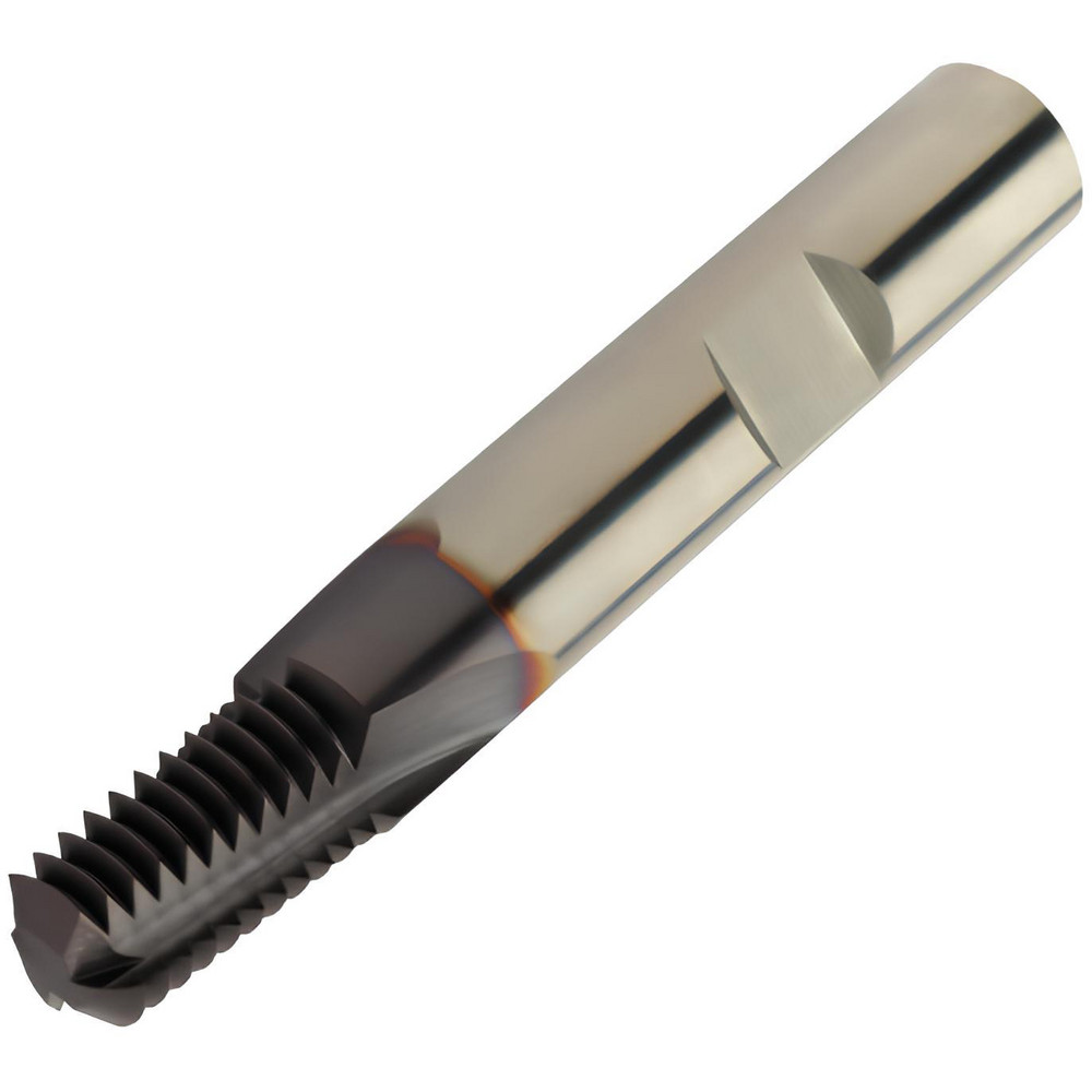 Sandvik Coromant - Helical Flute Thread Mill: 1/2-14, Internal, 4 Flute ...