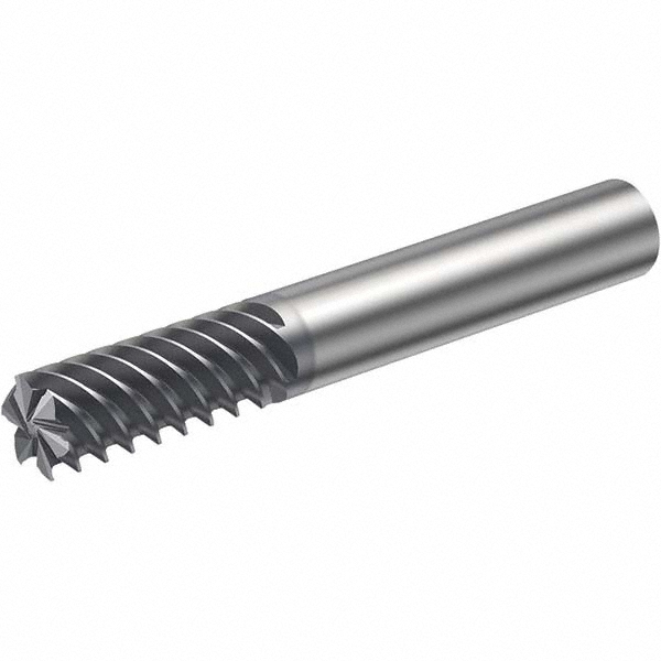 Sandvik Coromant - 10mm Diam 6 Flute Solid Carbide 0.0039" Chamfer ...