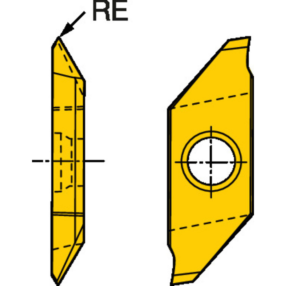 Sandvik Coromant - Threading Insert: 3 Size, MAT Style, 1105 Grade ...