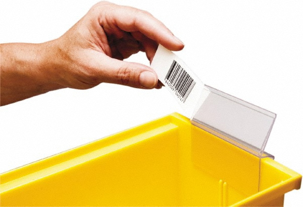 Aigner Label Holder - 3" Long x 1" Wide, Clip-On Back, Label Holder ...