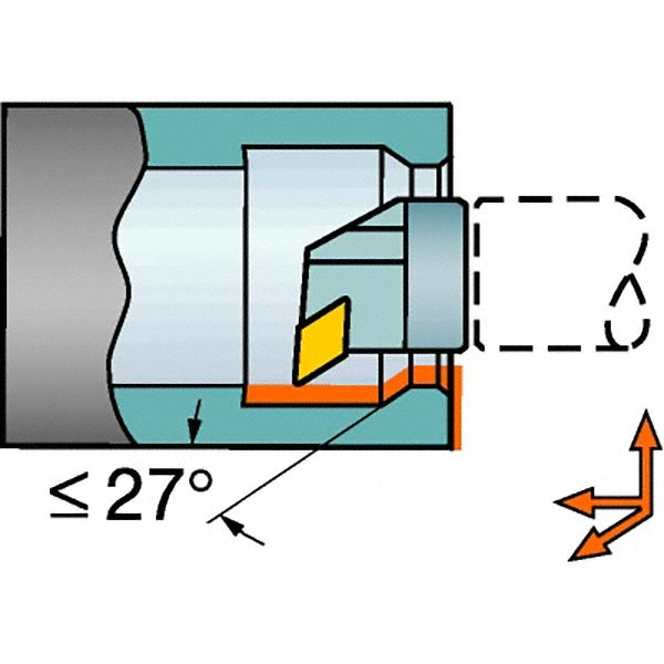 Sandvik Coromant - Size 80 45.7mm Internal Left Hand Modular Turning ...