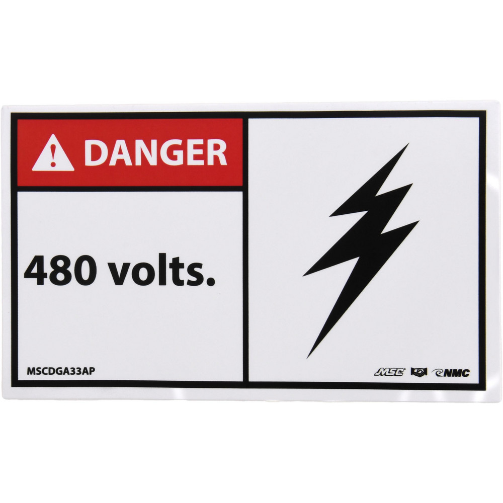 AccuformNMC - Accident Prevention Label: 3" High | MSC Direct