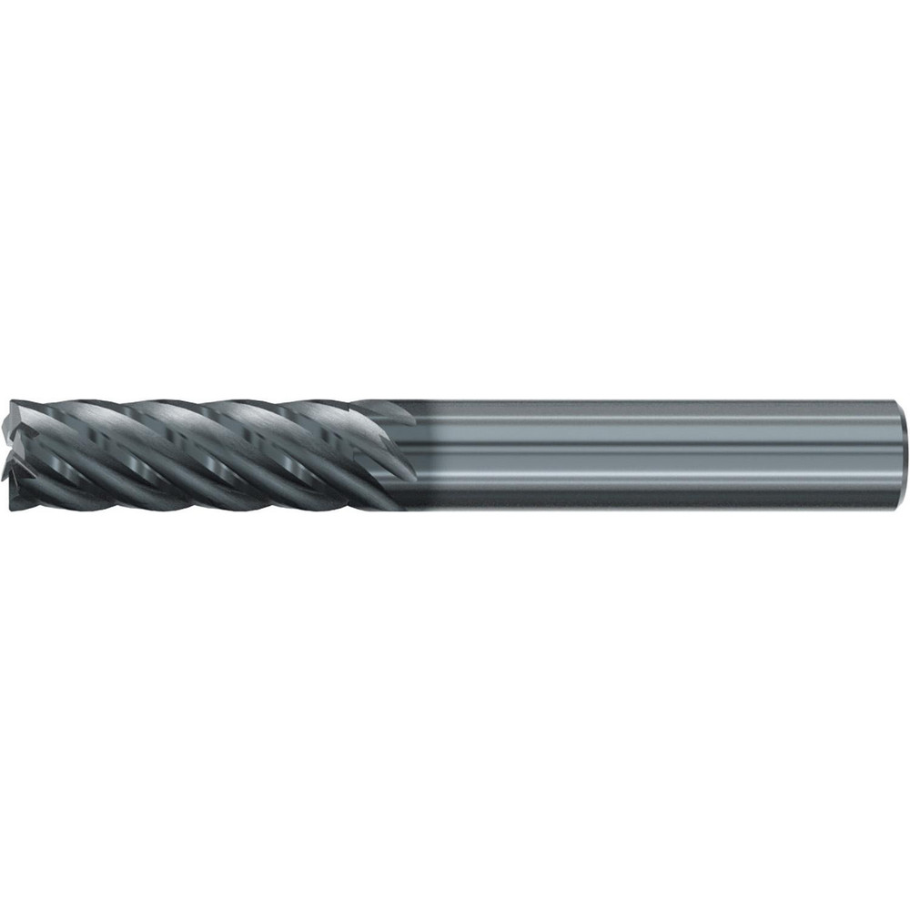 Emuge - Roughing & Finishing End Mill: 7/16" Dia, 6 Flute, Square End ...
