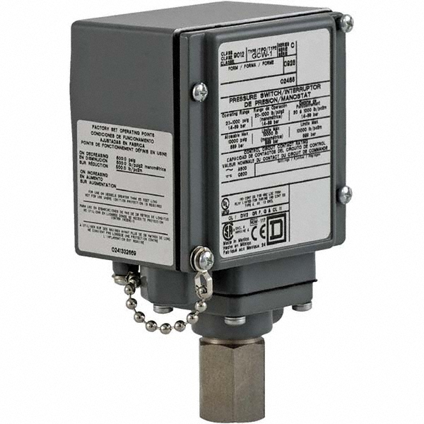 Square D - 4, 13 and 4X NEMA Rated, SPDT, 20 to 1,000 psi ...