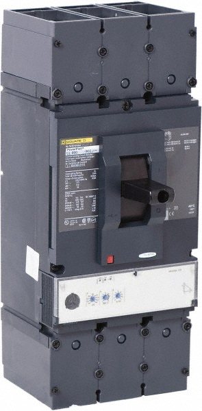 Square D - 600 Amp, 600 VAC, 3 Pole, Panel Mount Molded Case Circuit Breaker | MSC Direct