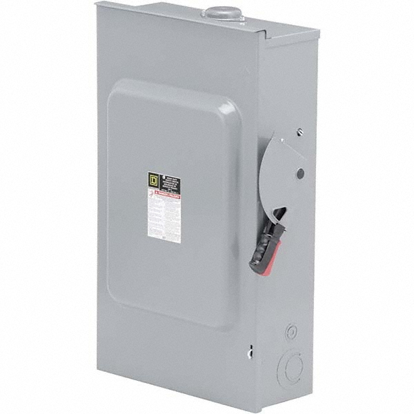 Square D - Safety Switch: NEMA 3R, 200 Amp, 600VAC/VDC, Fused | MSC ...