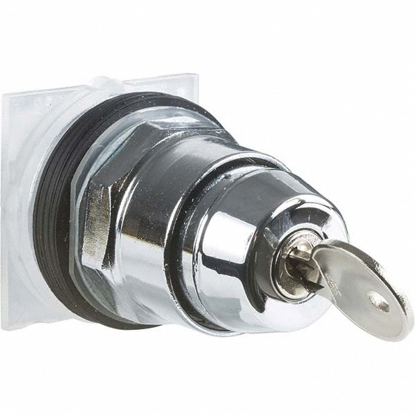 Schneider Electric - 30mm Mount Hole, 3 Position, Key Operated ...