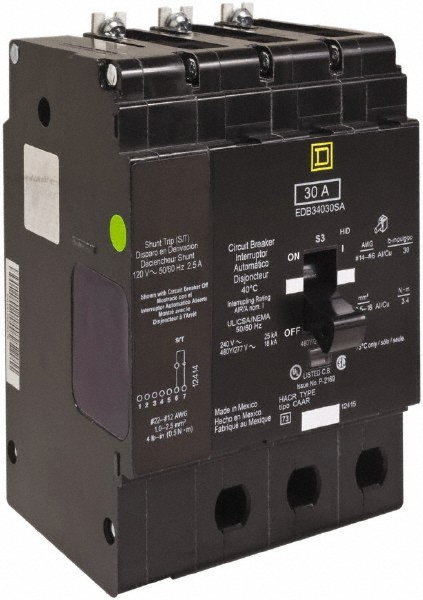 Square D - Circuit Breakers; Circuit Breaker Type: Miniature Circuit ...
