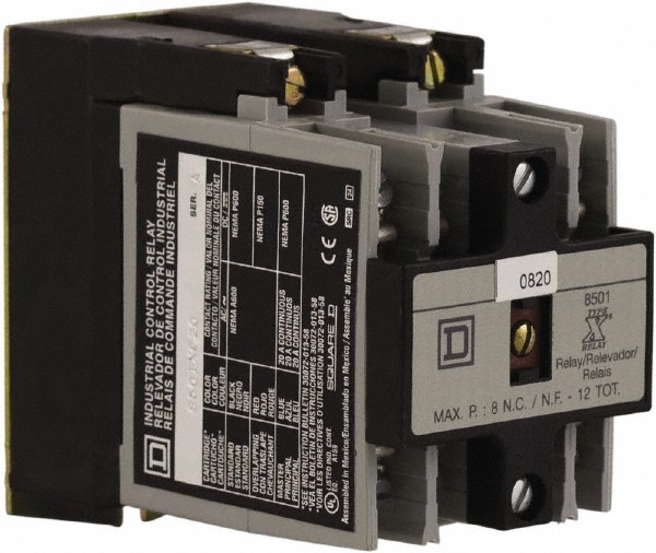 Square D - 2NO, 600 VAC Control Relay | MSC Direct