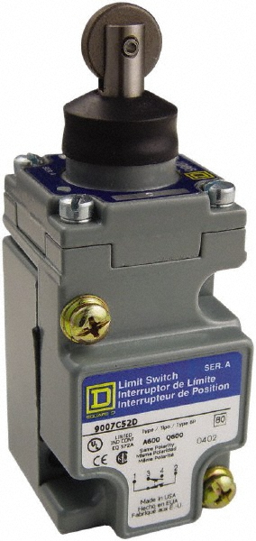Square D - General Purpose Limit Switch: SPDT, NC, Roller Plunger, Side ...