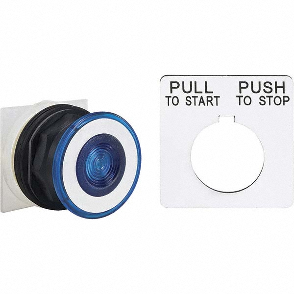 Square D - 31mm, Blue, Illuminated Selector Switch Gloved Hand Knob ...