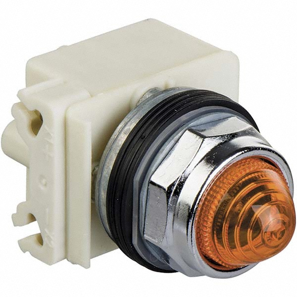Schneider Electric - 277 VAC at 50/60 Hz Amber Lens Incandescent & LED ...