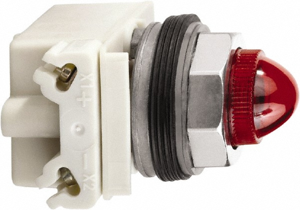 Schneider Electric - 120 V Red Lens Incandescent Pilot Light | MSC Direct