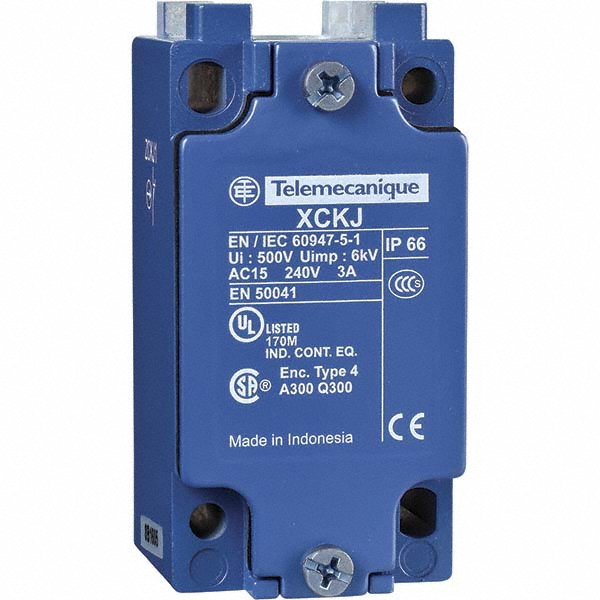 Telemecanique Sensors - 3.7 Inch Long, Metal Body, Limit Switch Body ...