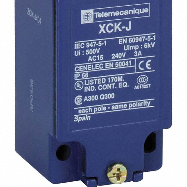 Telemecanique Sensors - 3.7 Inch Long, Metal Body, Limit Switch Body ...