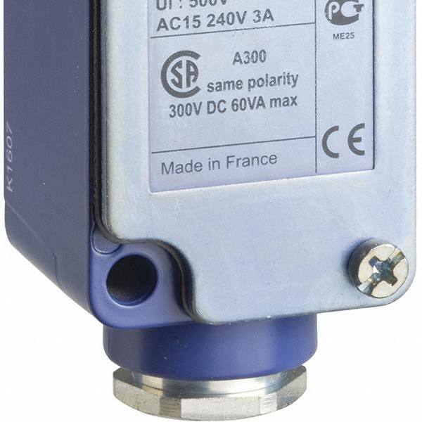 Telemecanique Sensors - 3.7 Inch Long, Metal Body, Limit Switch Body ...