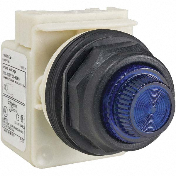 Schneider Electric - 120 V Blue Lens Indicating Light | MSC Direct
