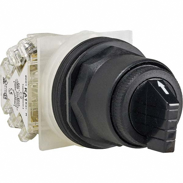 Schneider Electric - 1.22 Inch Mount Hole, 3 Position, Knob Operated ...