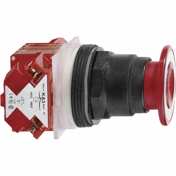 Schneider Electric - Push-Button Switch: 30 mm Mounting Hole Dia ...