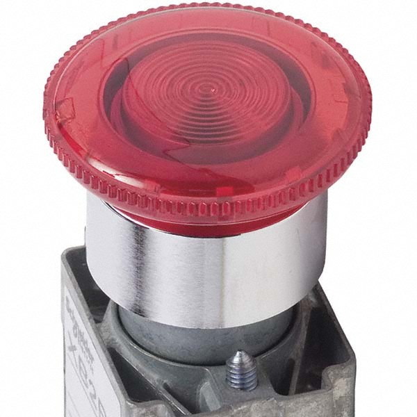 Schneider Electric - 22mm Mount Hole, Extended Mushroom Head ...