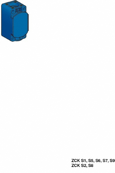 Telemecanique Sensors - 3.7 Inch Long, Plastic Body, Limit Switch Body ...