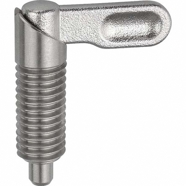 KIPP - 1/2-13, 25mm Thread Length, Straight Cam Action Indexing Plunger ...