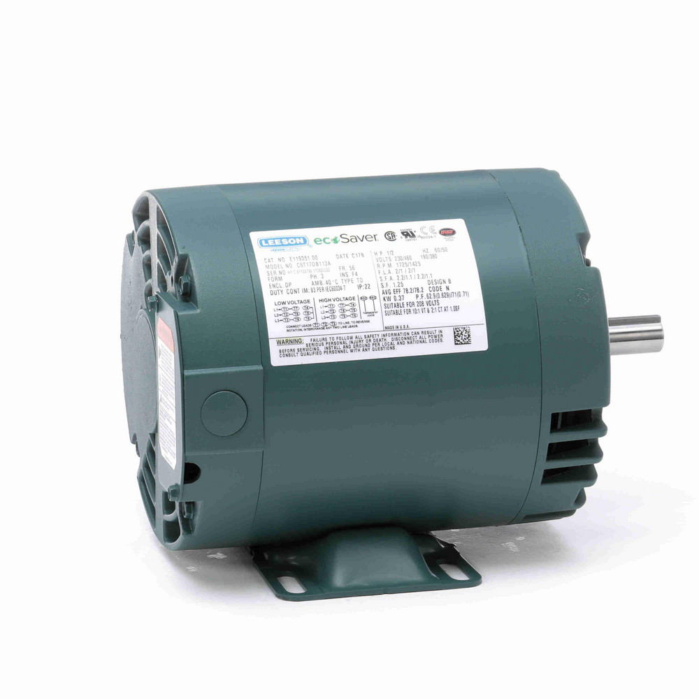 Leeson - Premium Efficient AC Motor: ODP Enclosure | MSC Direct