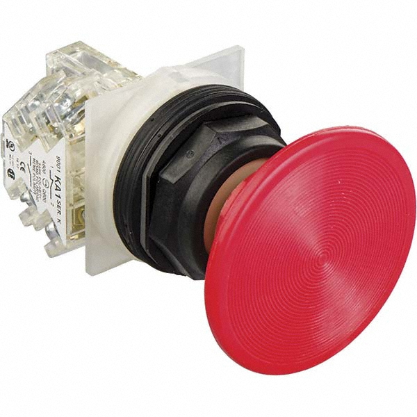 Schneider Electric - Push-Button Switch: 30 mm Mounting Hole Dia ...
