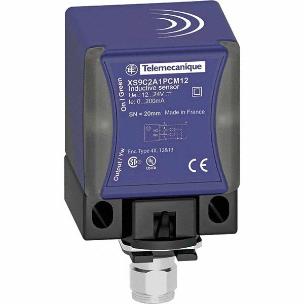 Telemecanique Sensors - Inductive Proximity Sensor: Rectangular, 20 mm Detection Distance | MSC ...