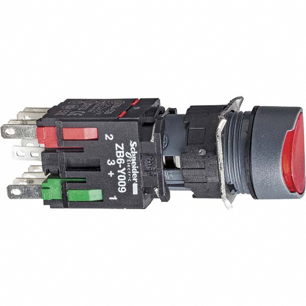 Schneider Electric - Push-Button Switch: 16 mm Mounting Hole Dia ...