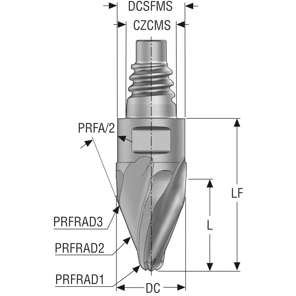Seco - High Feed Milling Tip Insert: XHT740E16160T3R4R1000Z SIRA ...
