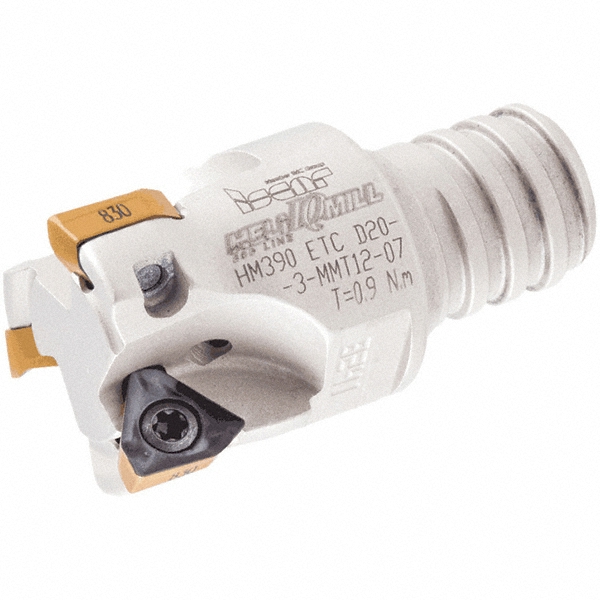 Iscar - Indexable Square-Shoulder End Mill: HM390ETCD25-4-MMT15-07, 25 ...