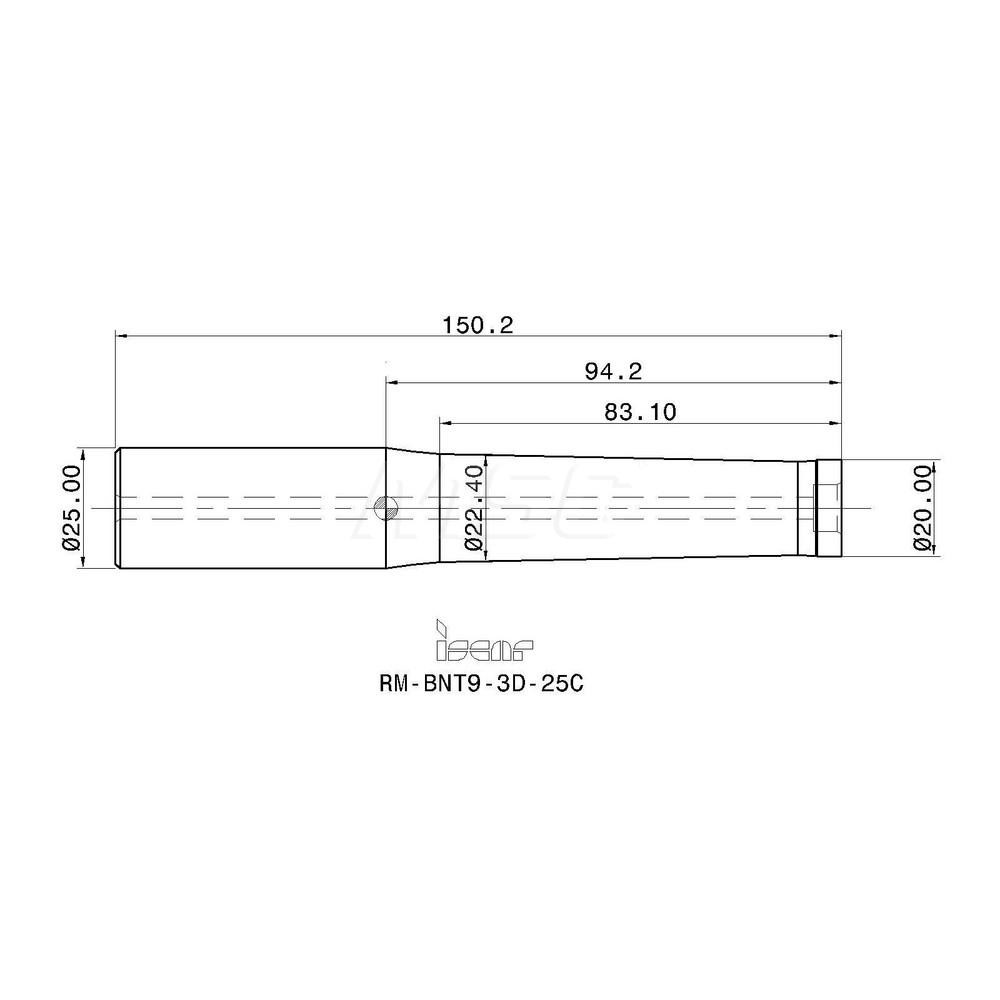 Iscar - RM-BNT-3D/5D/8D Modular Reamer Body | MSC Direct