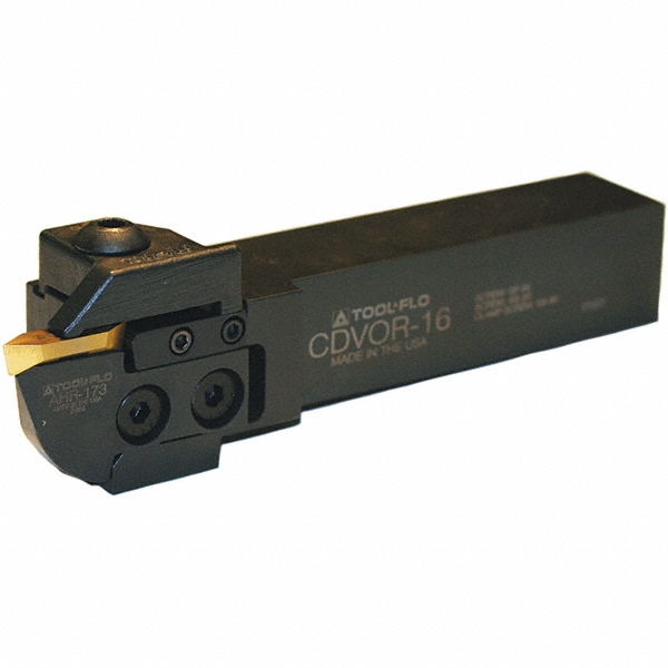 Tool-Flo - Indexable Grooving Toolholder: CDVOR-25MM, External, Right ...