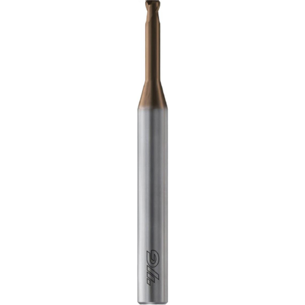 YG-1 - X1-EH Corner Radius End Mill: 4.00 mm Dia, 3.50 mm LOC, 0.1 mm ...