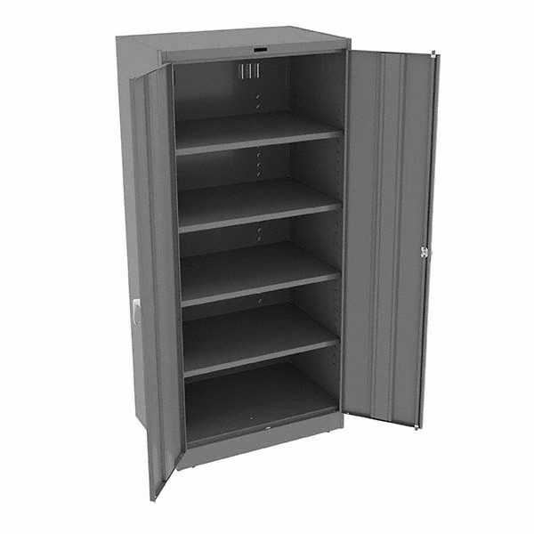 Tennsco - 5 Shelf Locking Storage Cabinet - 50154525 - MSC Industrial ...