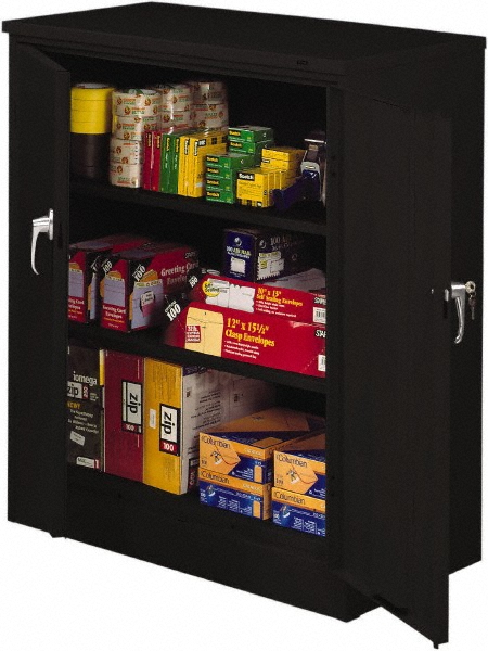 Tennsco - 3 Shelf Locking Storage Cabinet - 50154673 - MSC Industrial ...