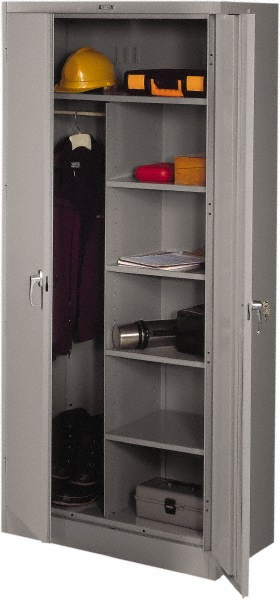 Tennsco - 6 Shelf Combination Storage Cabinet - 50154954 - MSC ...