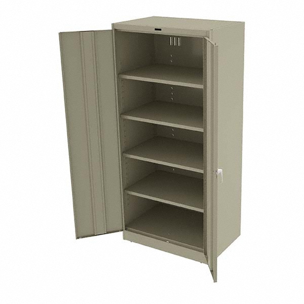 Tennsco - 5 Shelf Locking Storage Cabinet - 50155027 - MSC Industrial ...
