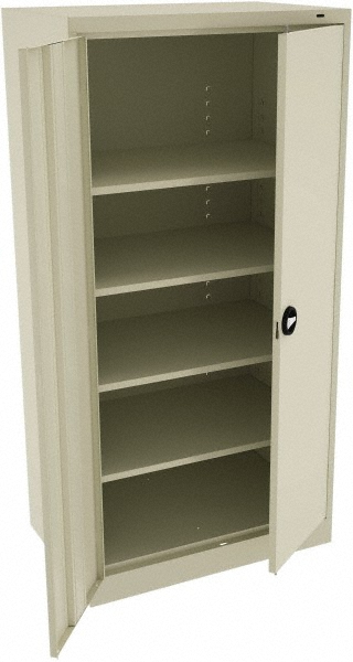 Tennsco - 5 Shelf Locking Storage Cabinet - 50155159 - MSC Industrial ...