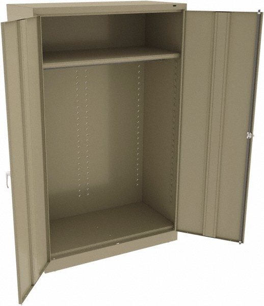 Tennsco - Steel Wardrobe Cabinet: 48" Wide, 24" Deep, 78" High | MSC Direct