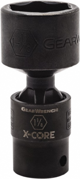 GEARWRENCH - Impact Socket: 1/2" Drive, 1-1/8" Socket, Hex Drive | MSC ...