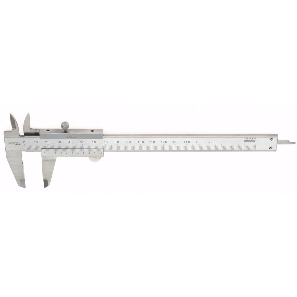 SPI - Vernier Caliper: 0.02" Accuracy, Stainless Steel | MSC Direct
