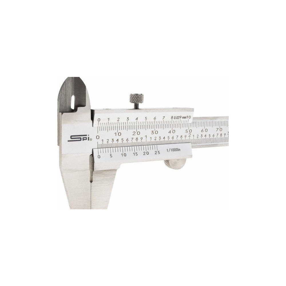 SPI - Vernier Caliper: 0 to 6", 0.001" Accuracy, 0.001" Graduation ...