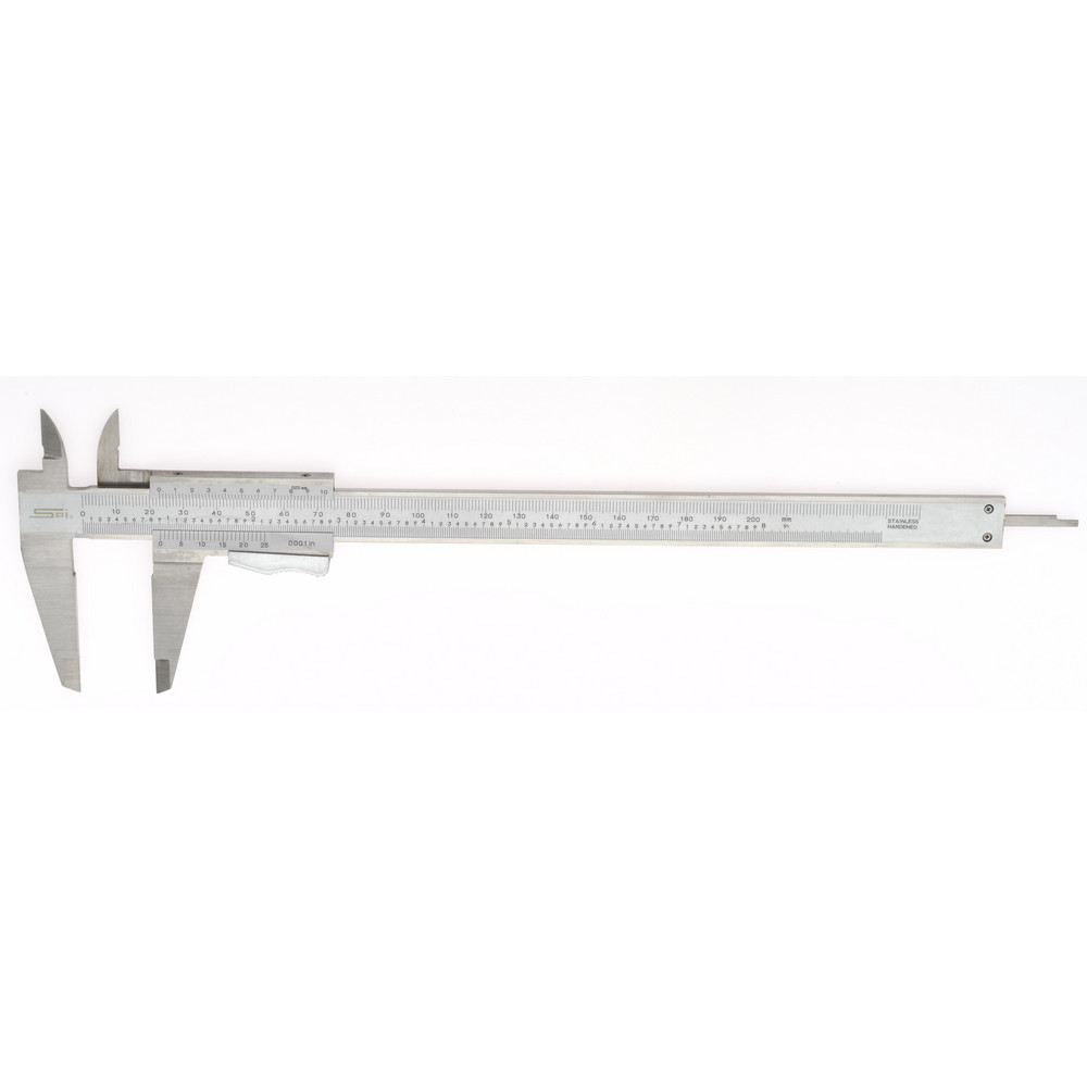 SPI - Vernier Caliper: 0 to 8", 0.0015" Accuracy, 0.001" Graduation ...